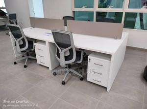 Modern Office Workstation White in Central Division - Furniture, Office ...