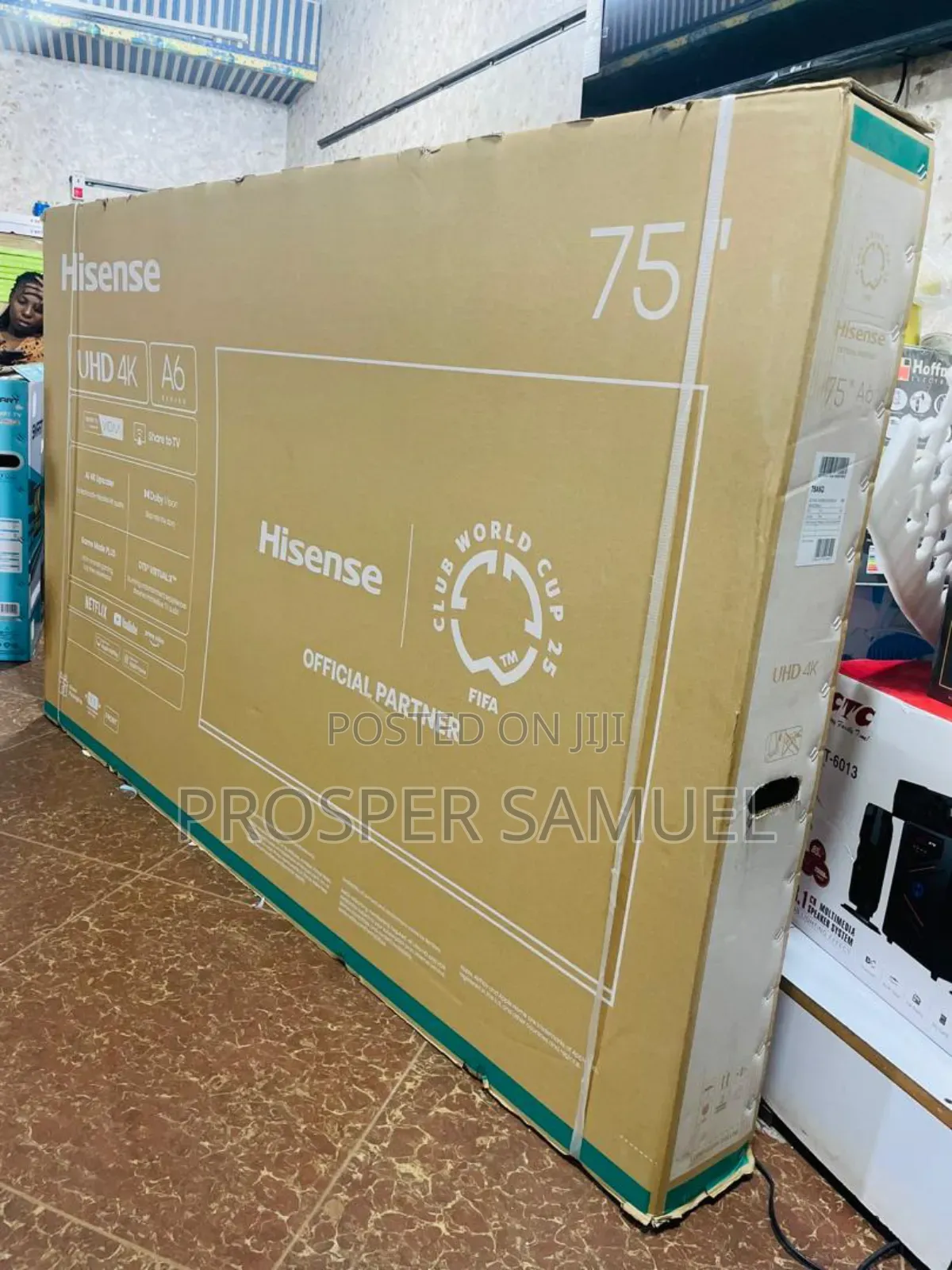 Uuhd4k Hisense 75 Inches Smart Flat Screem in Central Division - TV & DVD Equipment, Prosper ...