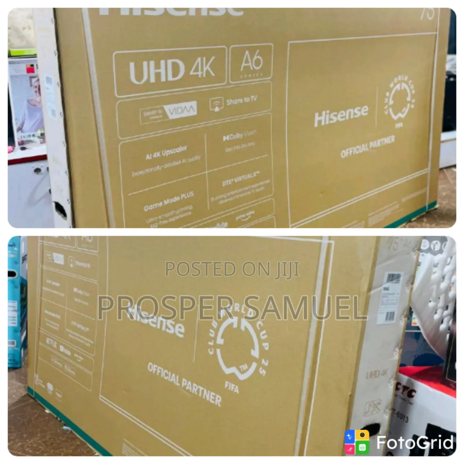 Uuhd4k Hisense 75 Inches Smart Flat Screem in Central Division - TV & DVD Equipment, Prosper ...