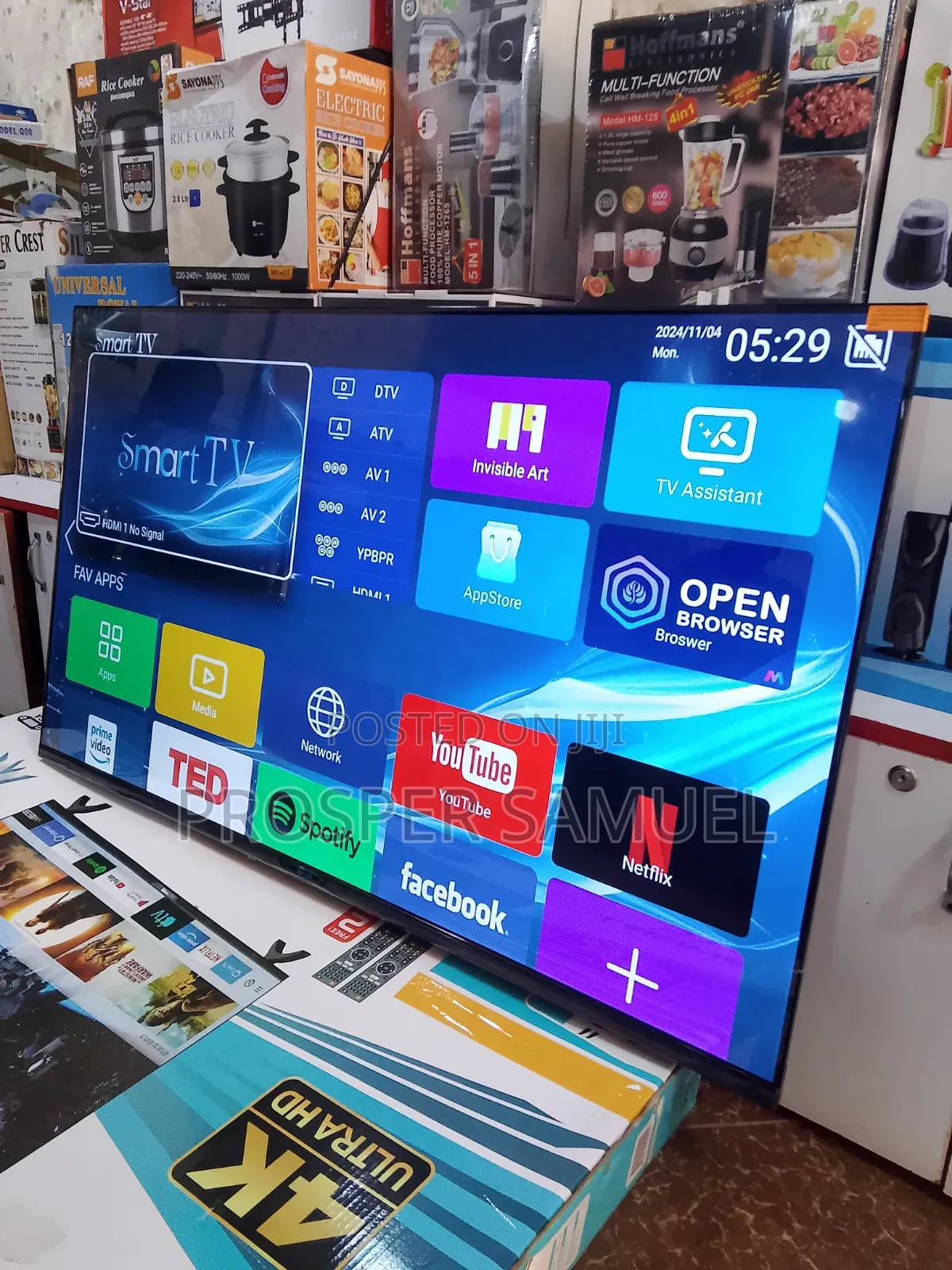 Brand New Lg 60 Inches Smart Flat Screen Frameless in Central Division - TV & DVD Equipment ...