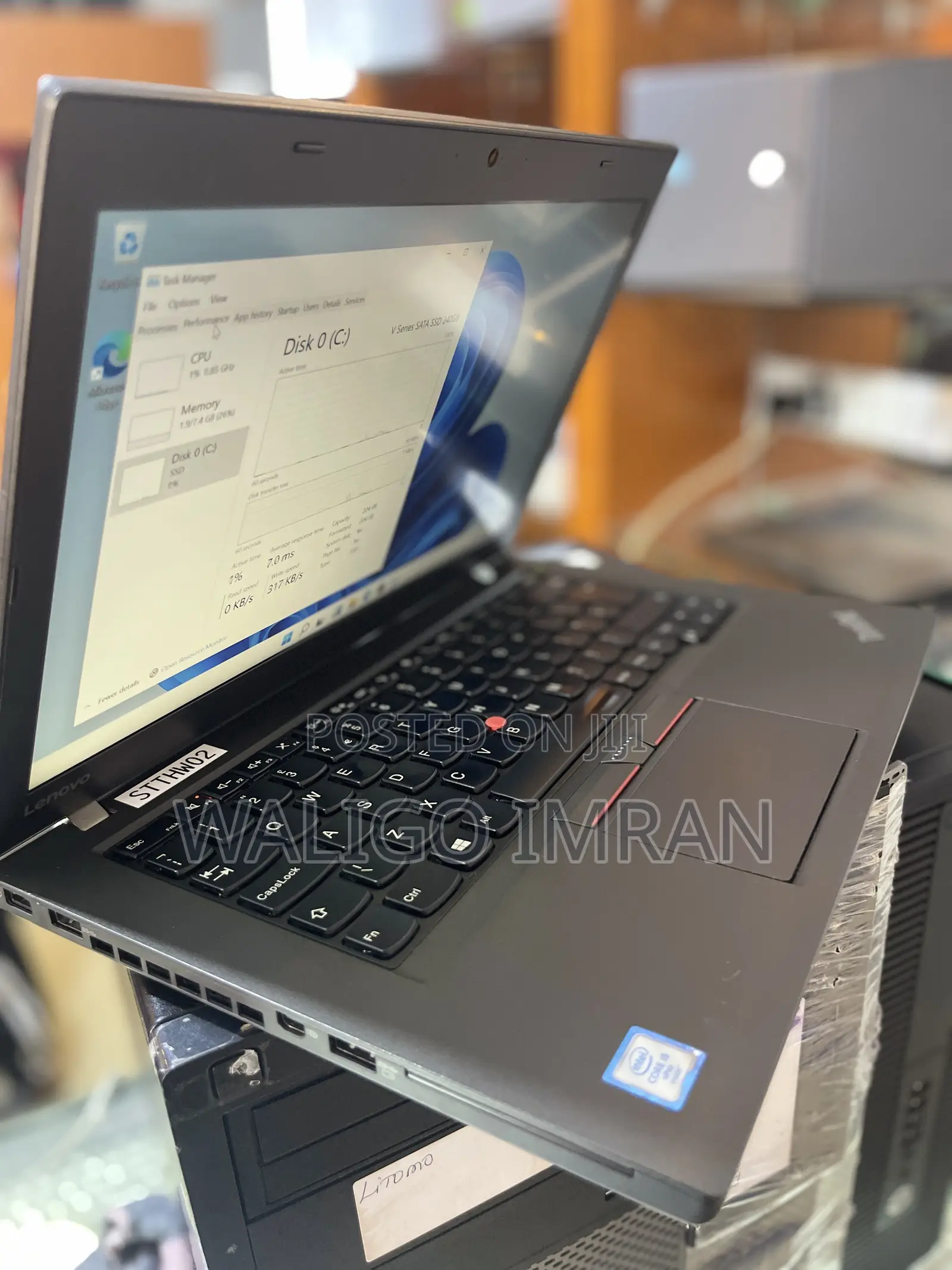 Laptop Lenovo ThinkPad T460s 8GB Intel Core I5 SSD 256GB in Central ...
