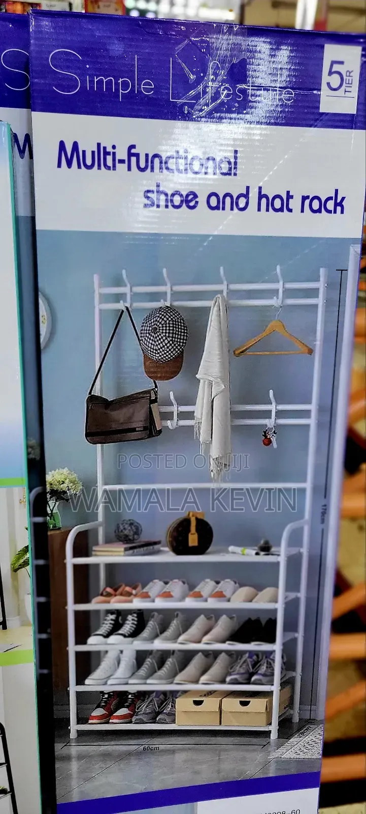 Multifunctional Shoe and Hot Rack in Central Division - Storage ...