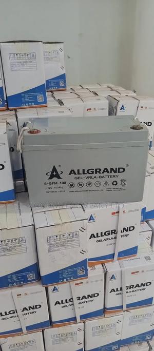 100ah Heavy Duty Pure Gel Battery Allgrand for sale - Goodwill Company ...