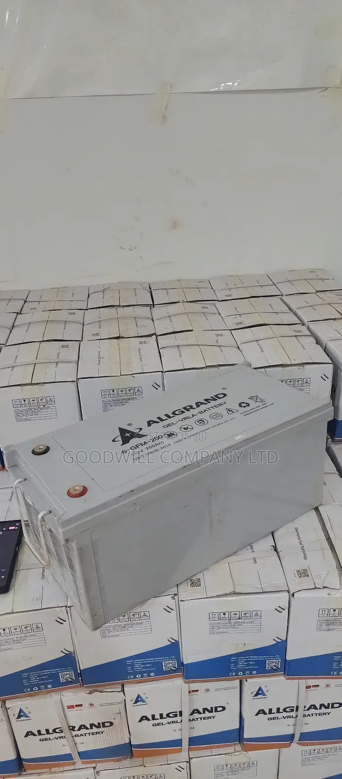 200ah Heavy Duty Pure Gel Battery Allgrand for sale - Goodwill Company ...