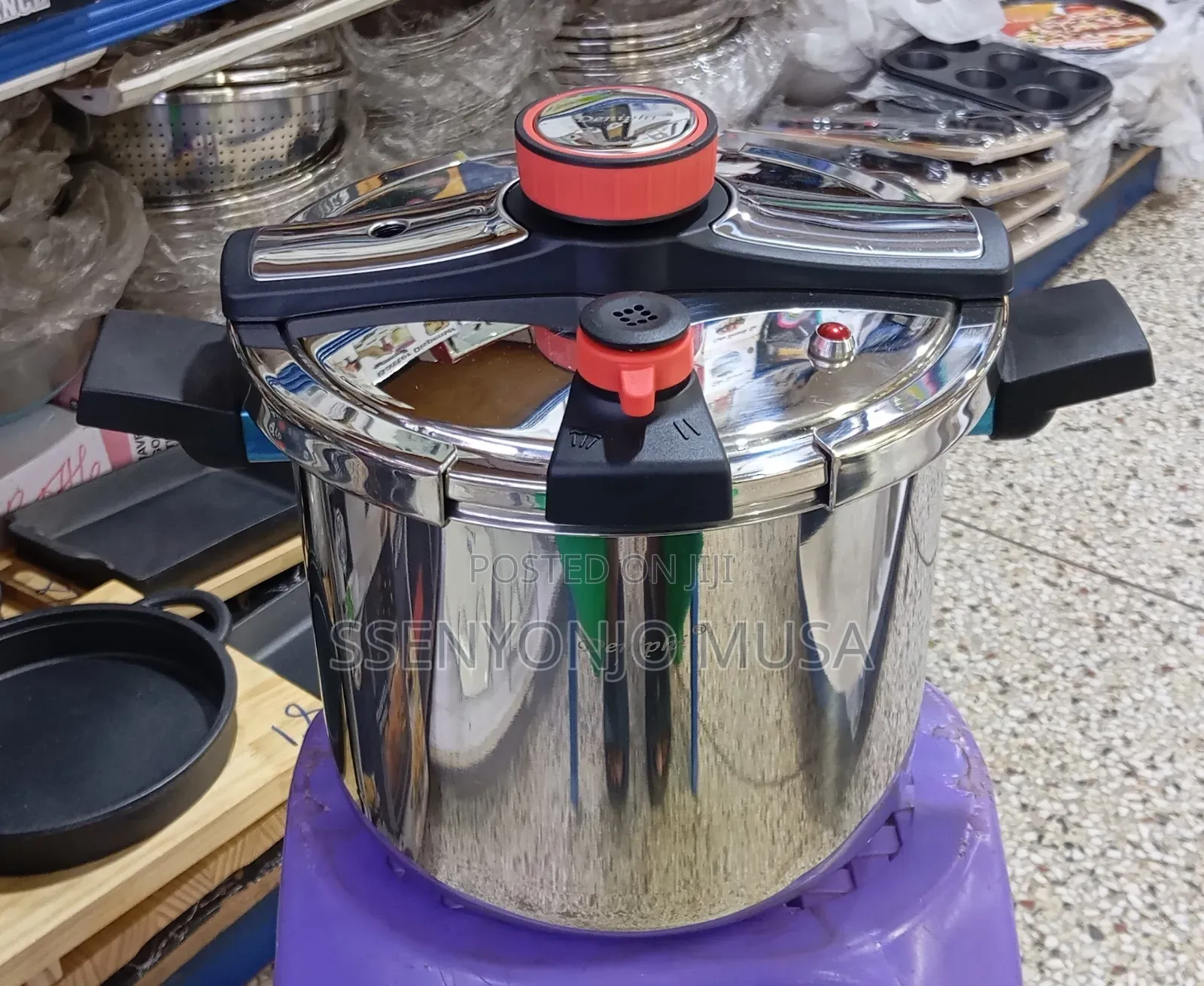 Stainless Steel Pressure Cooker 12l – Large Capacity Fast Cooking Pot ...