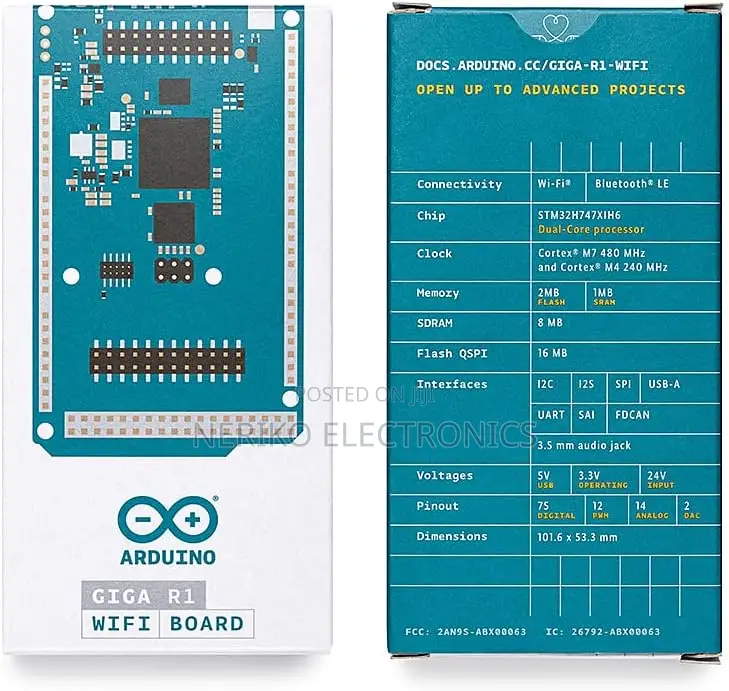 Arduino Giga R1 Wifi (Original) in Central Division - Accessories ...