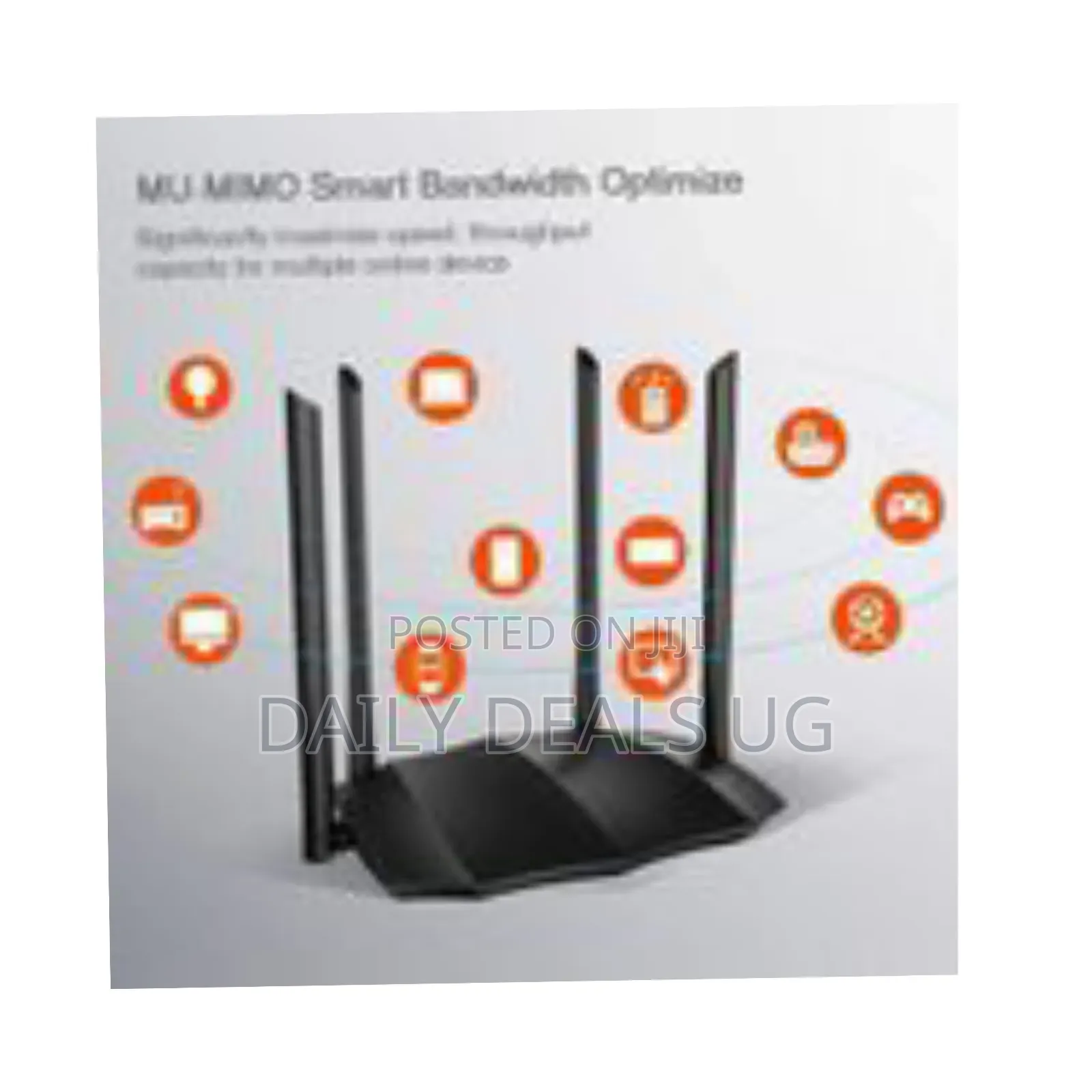 Tenda Tenda Ac1200 Smart Dual-Band Wifi Router - Multicolor in Central ...