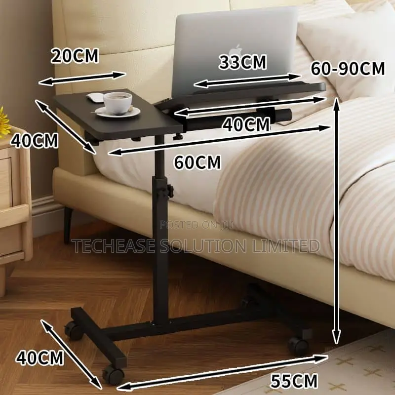 Folding Laptop Table – Adjustable Height 360° Rotary in Central ...