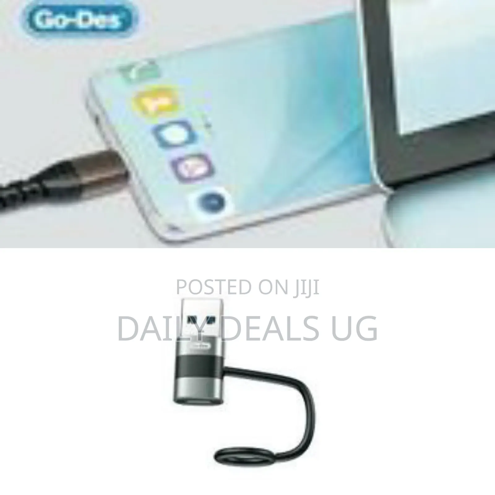 Go-Des Usb 3.0 to Type-C Convert Adapter, Charge Audio - Black in ...