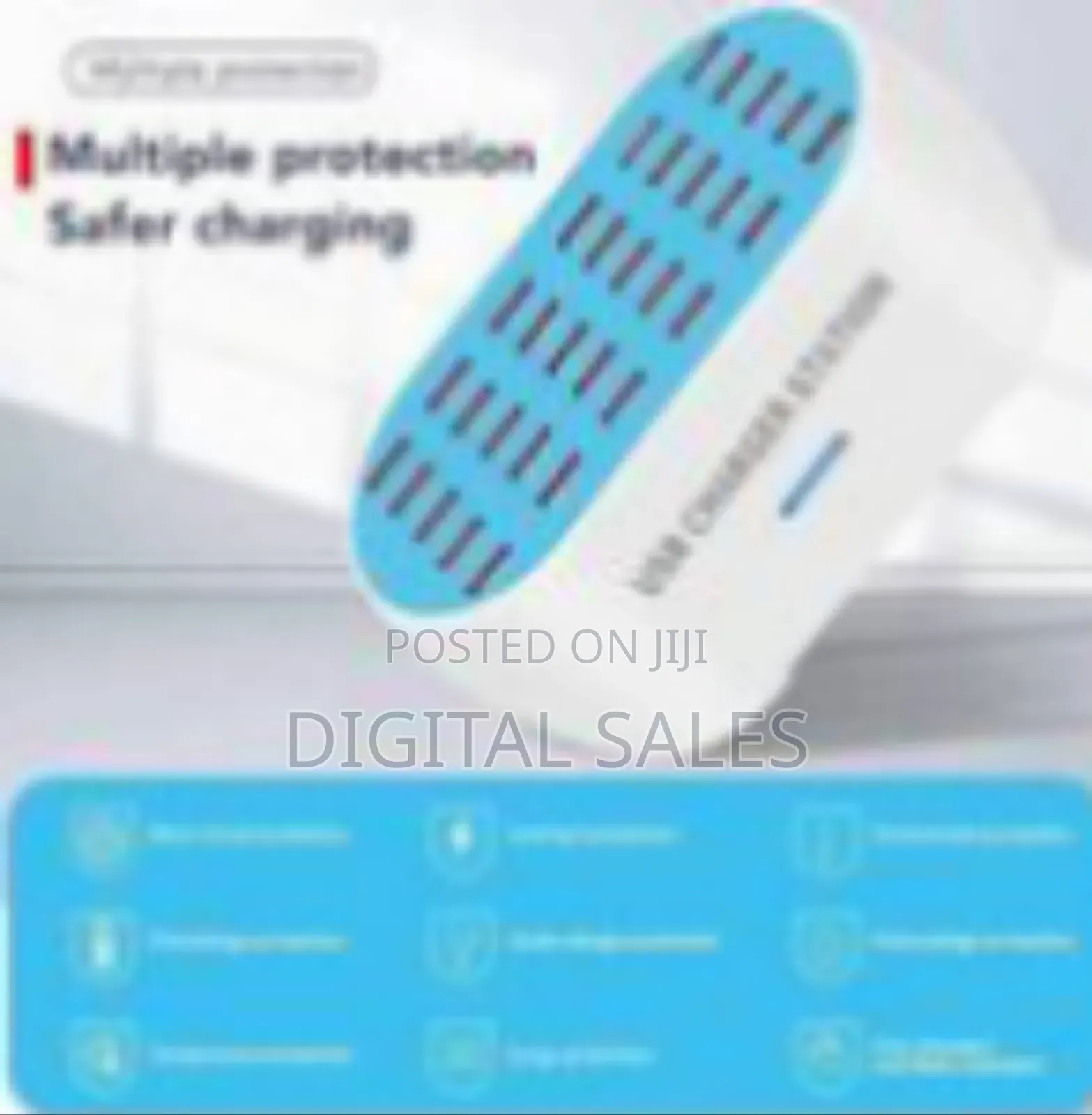 Smart Multi-Port Usb Charger Station With Automatic Cooling for sale ...
