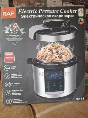 Raf 6 Litres Multifunctional Electric Pressure Cooker -Silver in ...