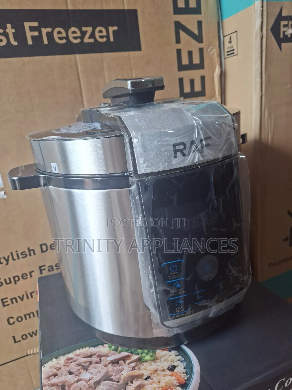Raf 6 Litres Multifunctional Electric Pressure Cooker -Silver in ...