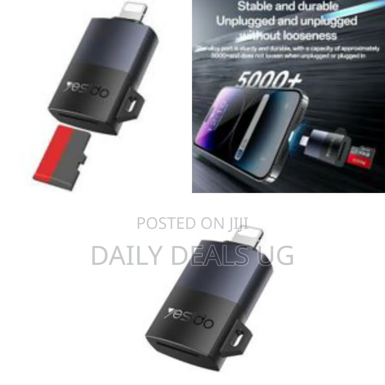 Yesido Gs38 Lightning to Tf Card Reader for iPhone iPad - Multicolor in ...