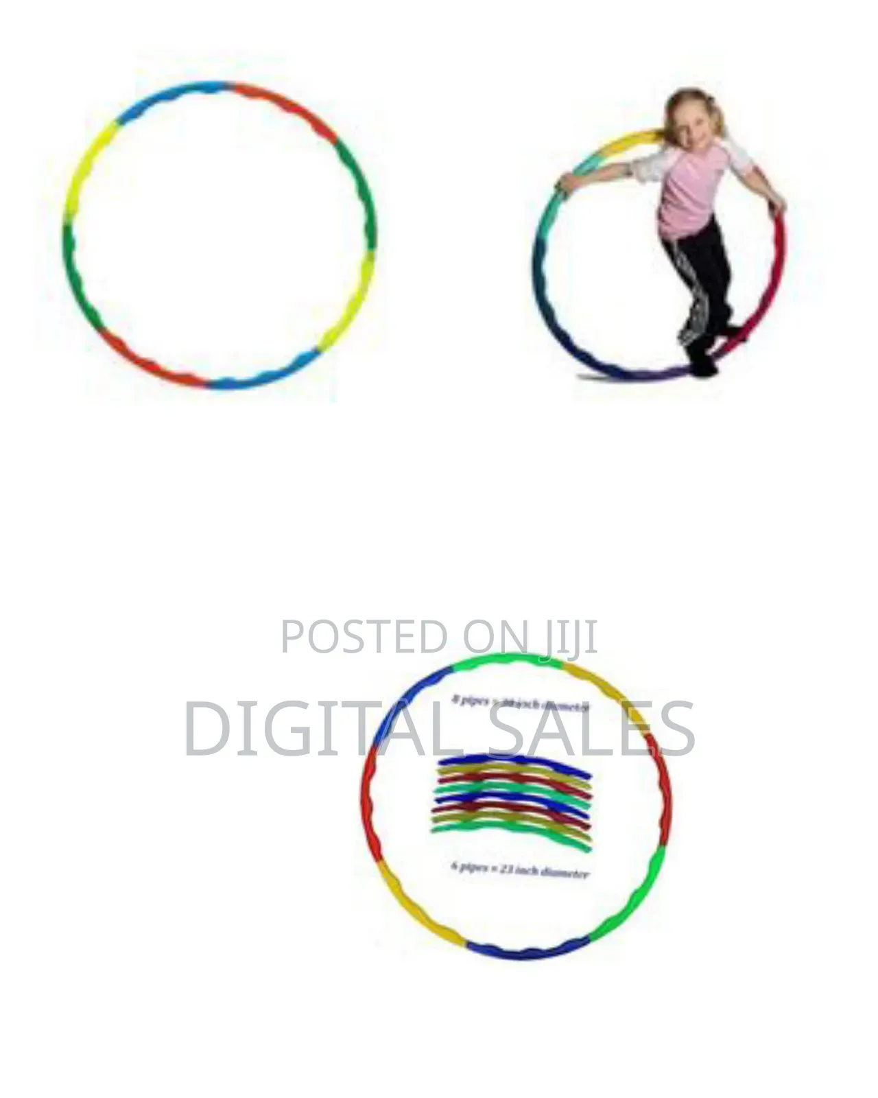 Fitness Weighted Hula Hoop For Exercise And Weight Loss (8 Pieces) in ...