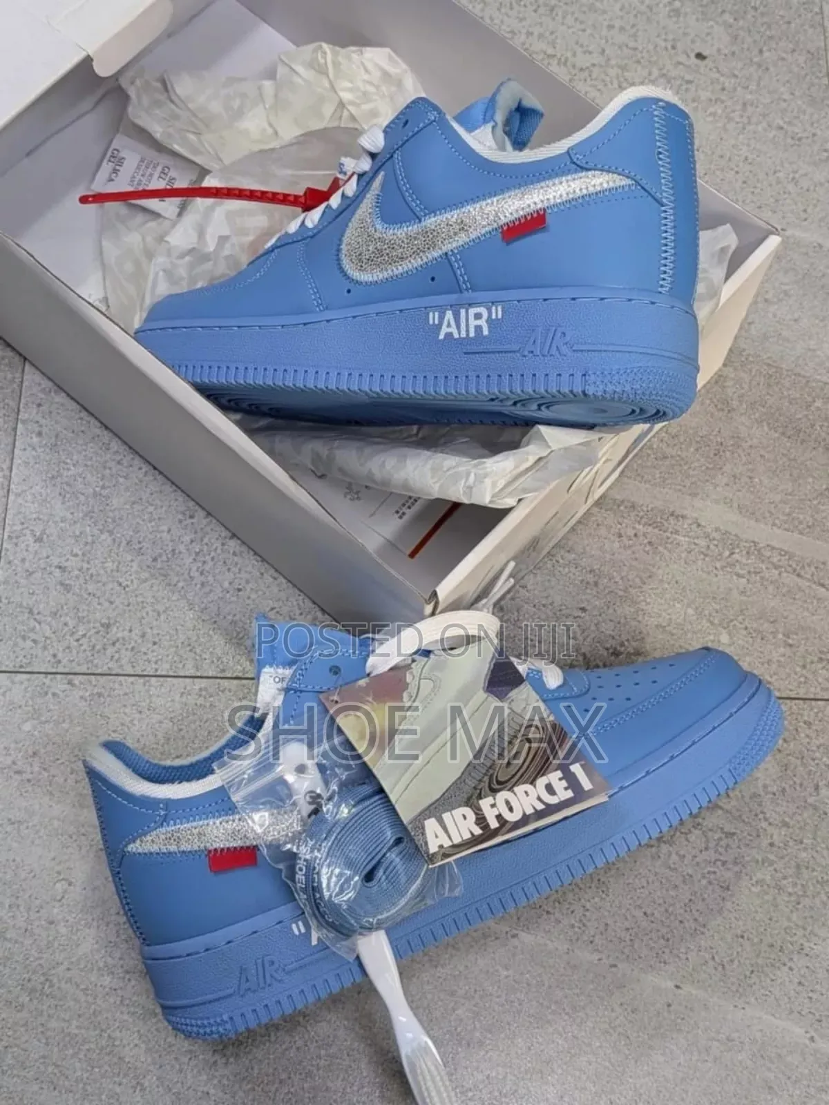 Nike Air Force 1 Low Off-White Mca University Blue Sneaker. in Central ...