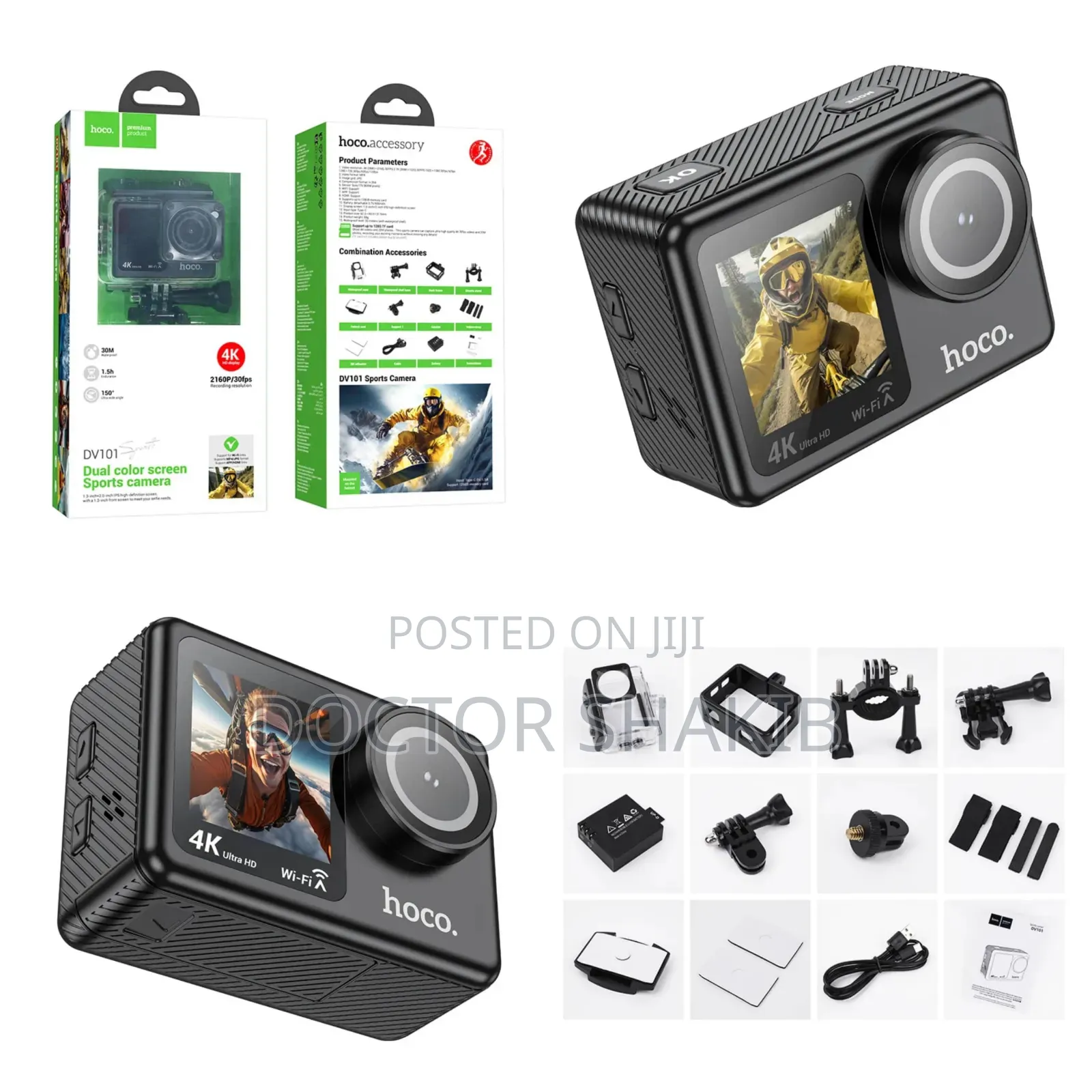 Hoco Dv101 Dual Color Screen Sports Camera in Central Division - Photo ...
