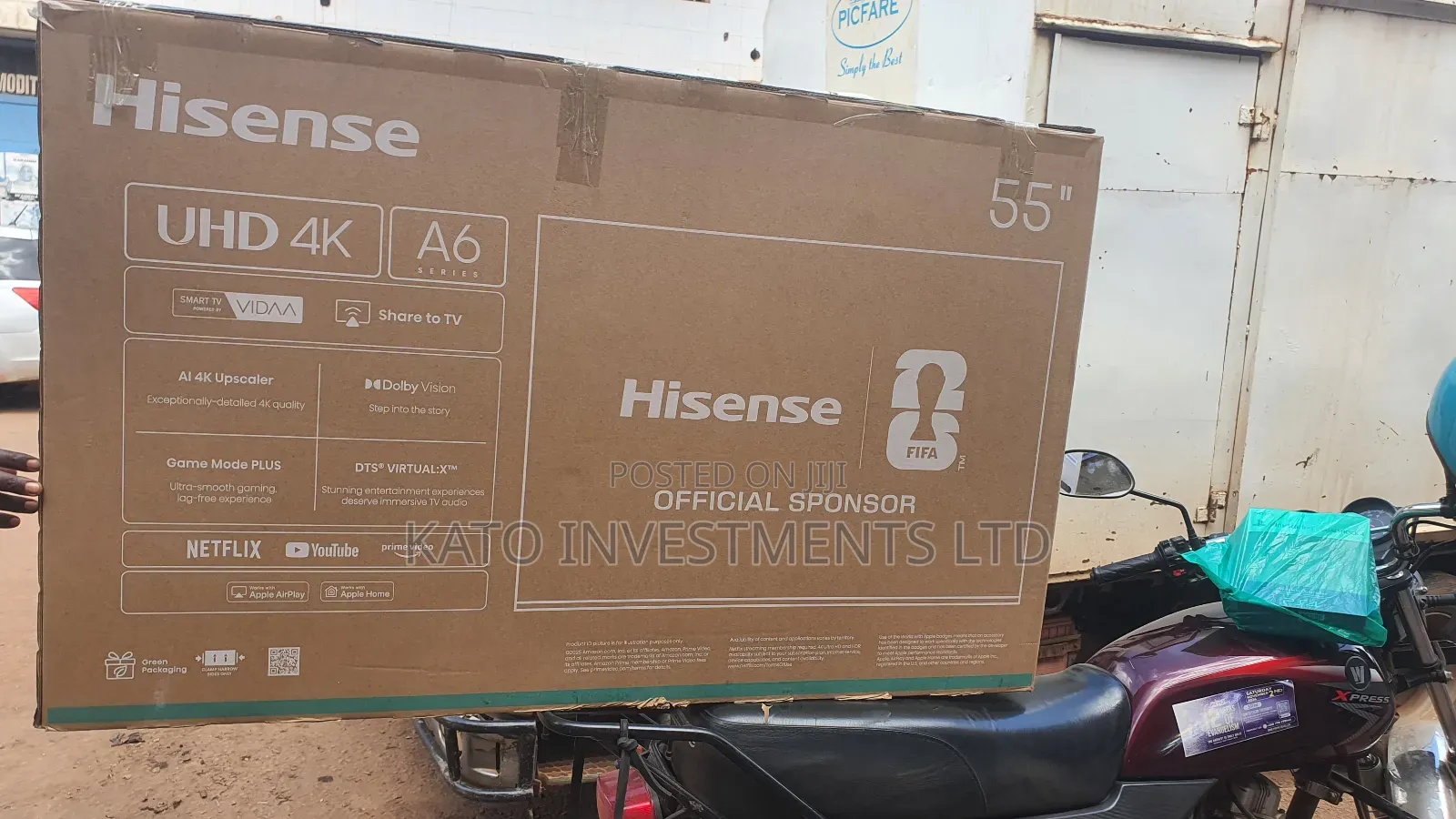 Hisense 55inch A6 Smart 4k in Central Division - TV & DVD Equipment ...