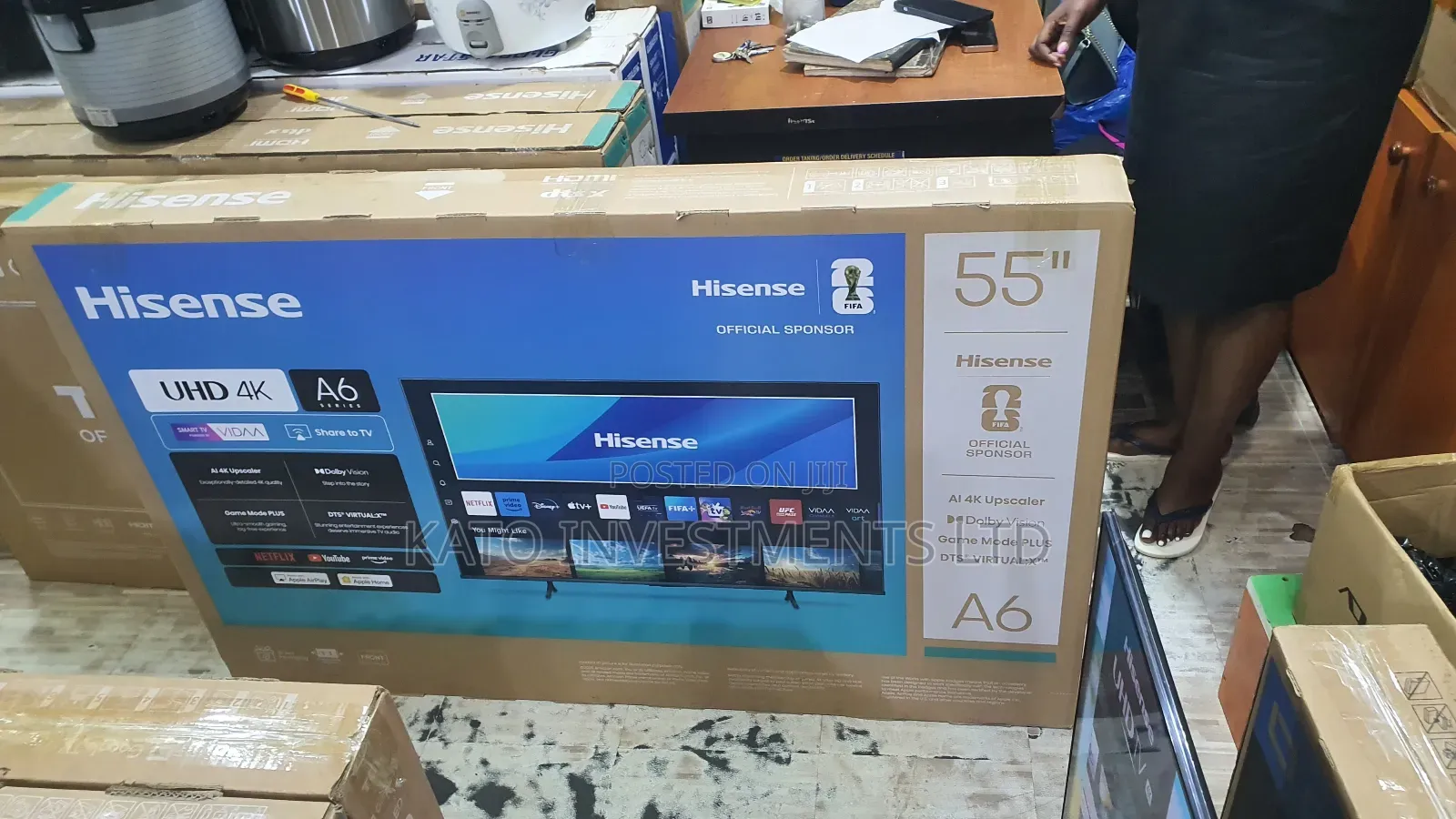 Hisense 55inch A6 Smart 4k in Central Division - TV & DVD Equipment ...
