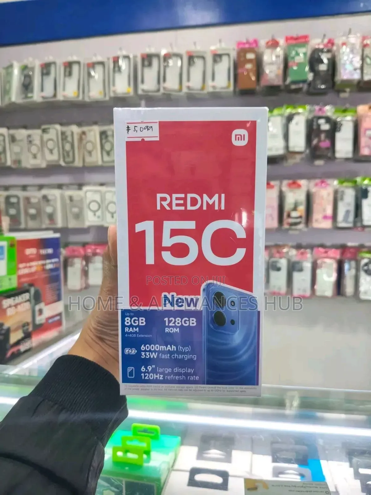 New Xiaomi Redmi 15C 4G 256 GB Black in Central Division - Mobile ...