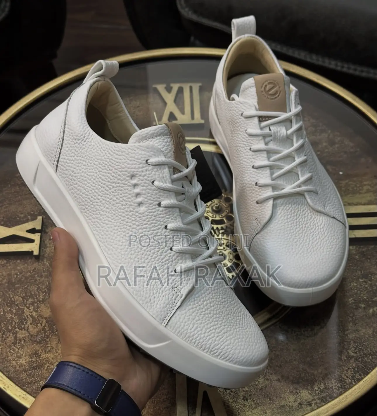 Men’S Triple White Ecco Smart Casual Leather Golf Shoes in Central ...