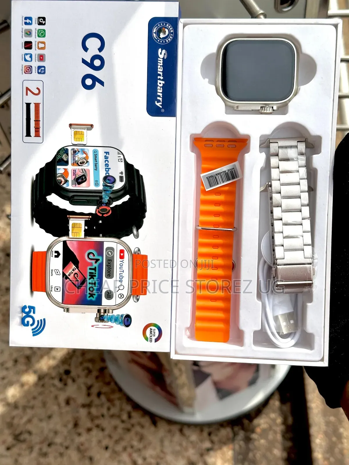 Smartbarry C92 Max Smart Watch 4g Network Android Smart Watch With in ...