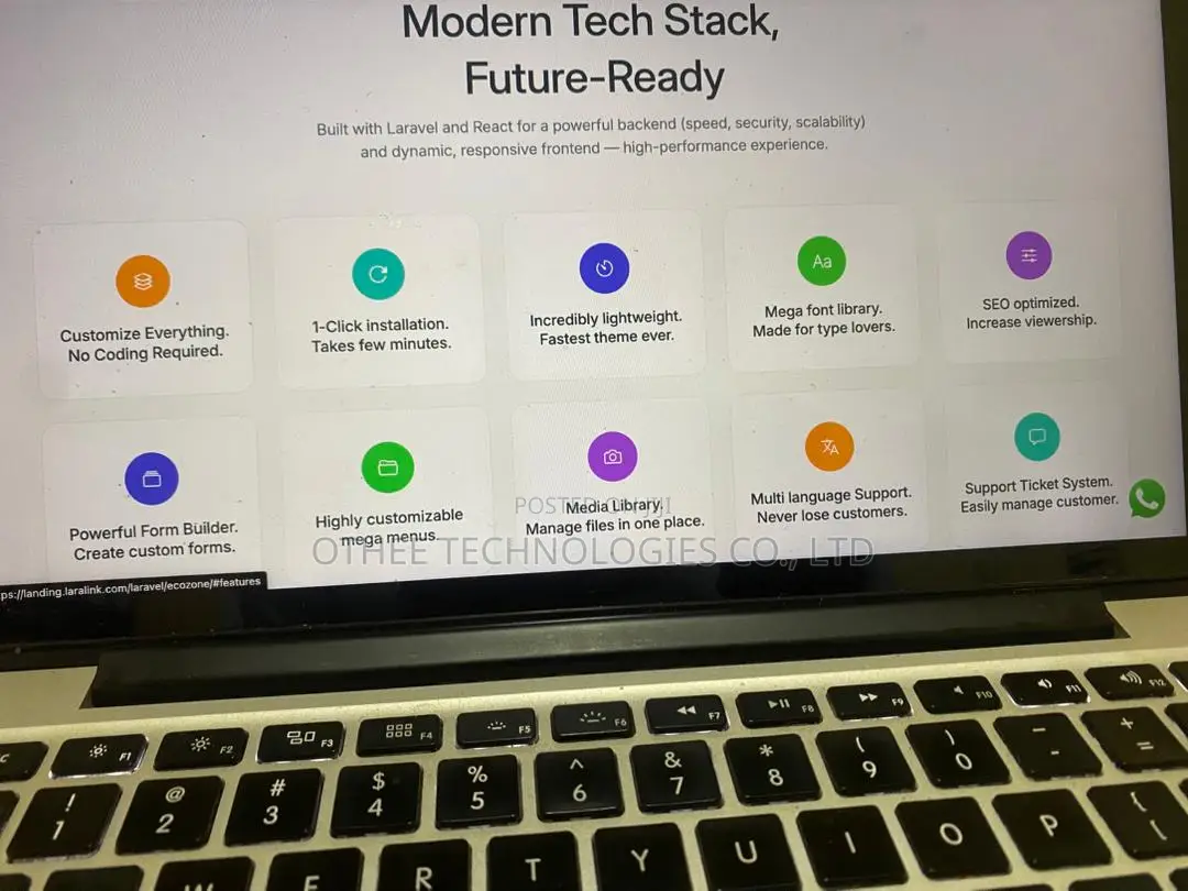 Ecology Environment Laravel CMS With Live Page Builder in Central Division - Software, Othee ...