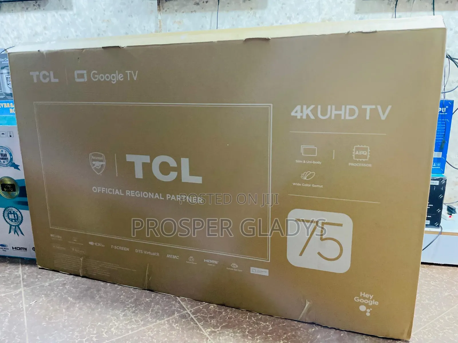 TCL 75 Smart Android Uhd Flat Screen Tv in Central Division - TV & DVD ...