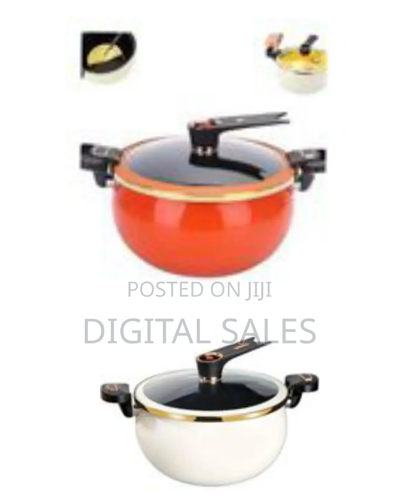 Stylish Modern Casserole Pot / Stockpot With Tempered Glass Lid in ...