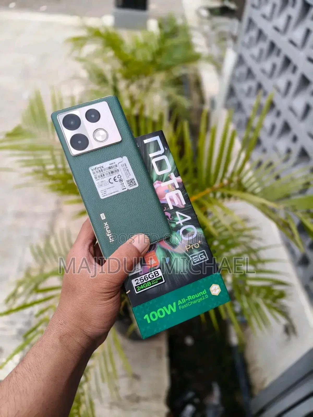 New Infinix Note 40 Pro Plus 5G 256 GB Green in Central Division ...