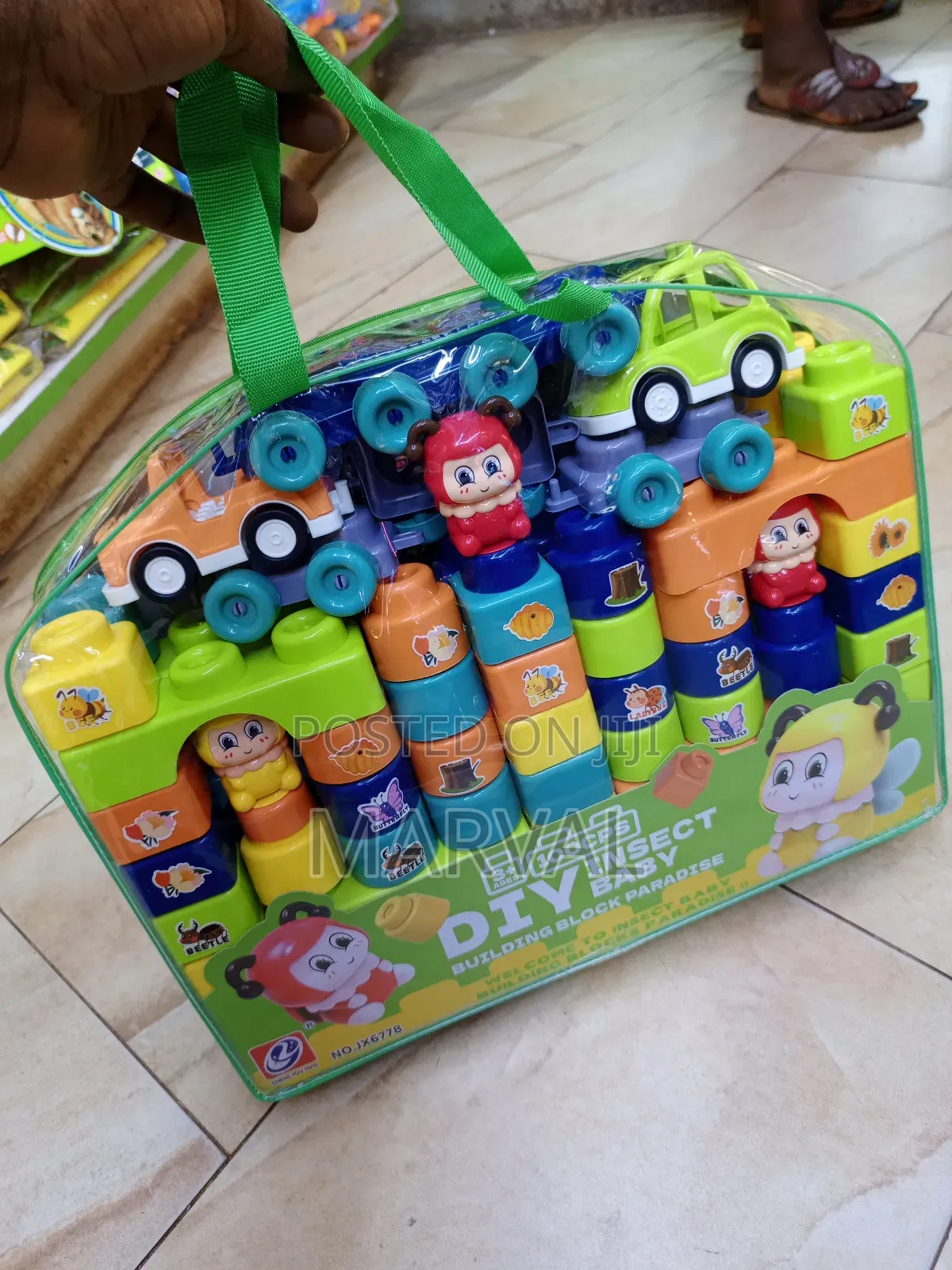 100pcs Diy Insect Baby Building Block Paradise" Toy Set. in Central ...