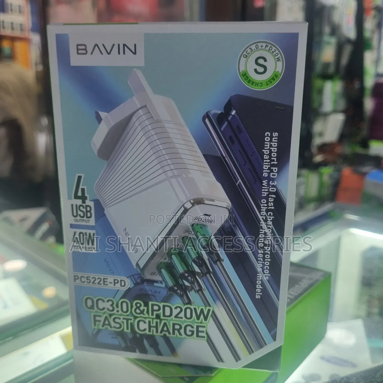 Qc3.0 Pd20 Fast Charger Bavin 40w in Central Division - Accessories for ...