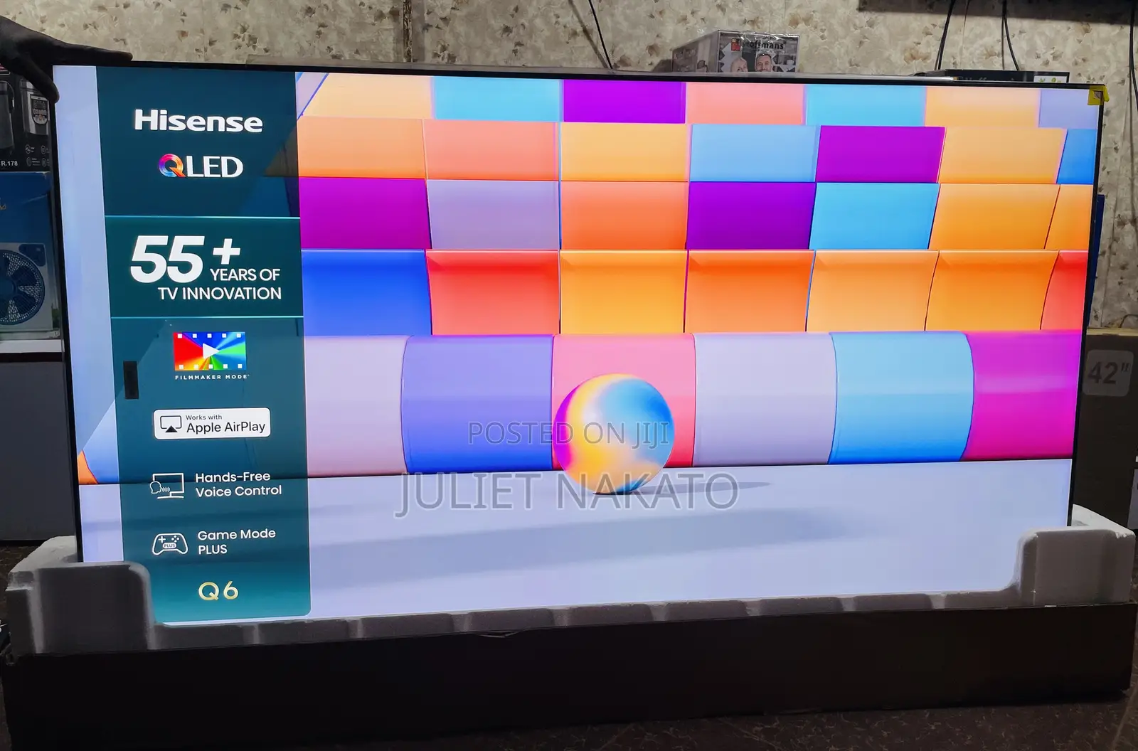 Qled 75 Inches Hisense Smart Tv With Inbuilt Free to Air Decoder in ...