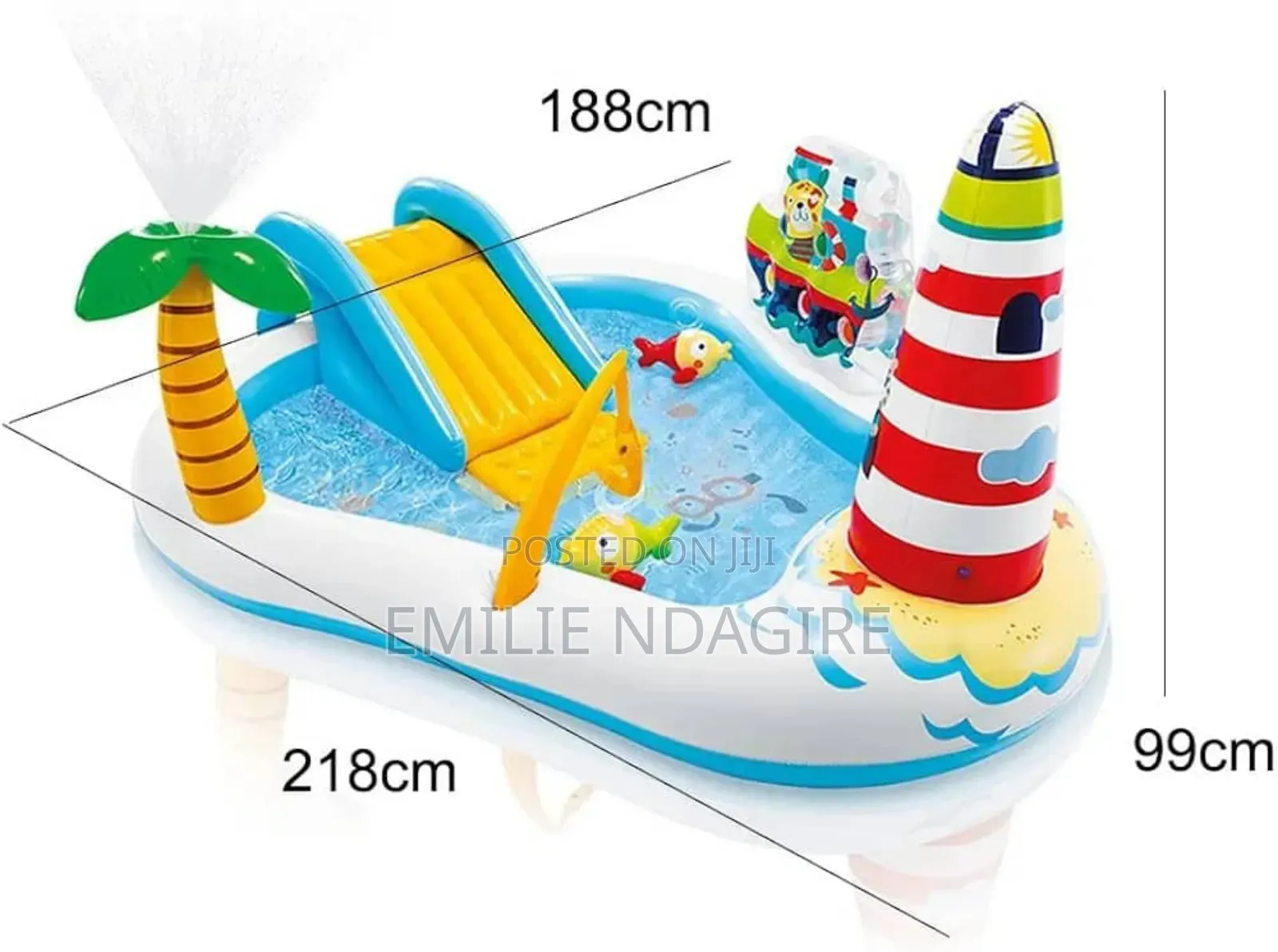 Kids Inflatable Water Play Center With Slide – Large Fun in Nsangi ...