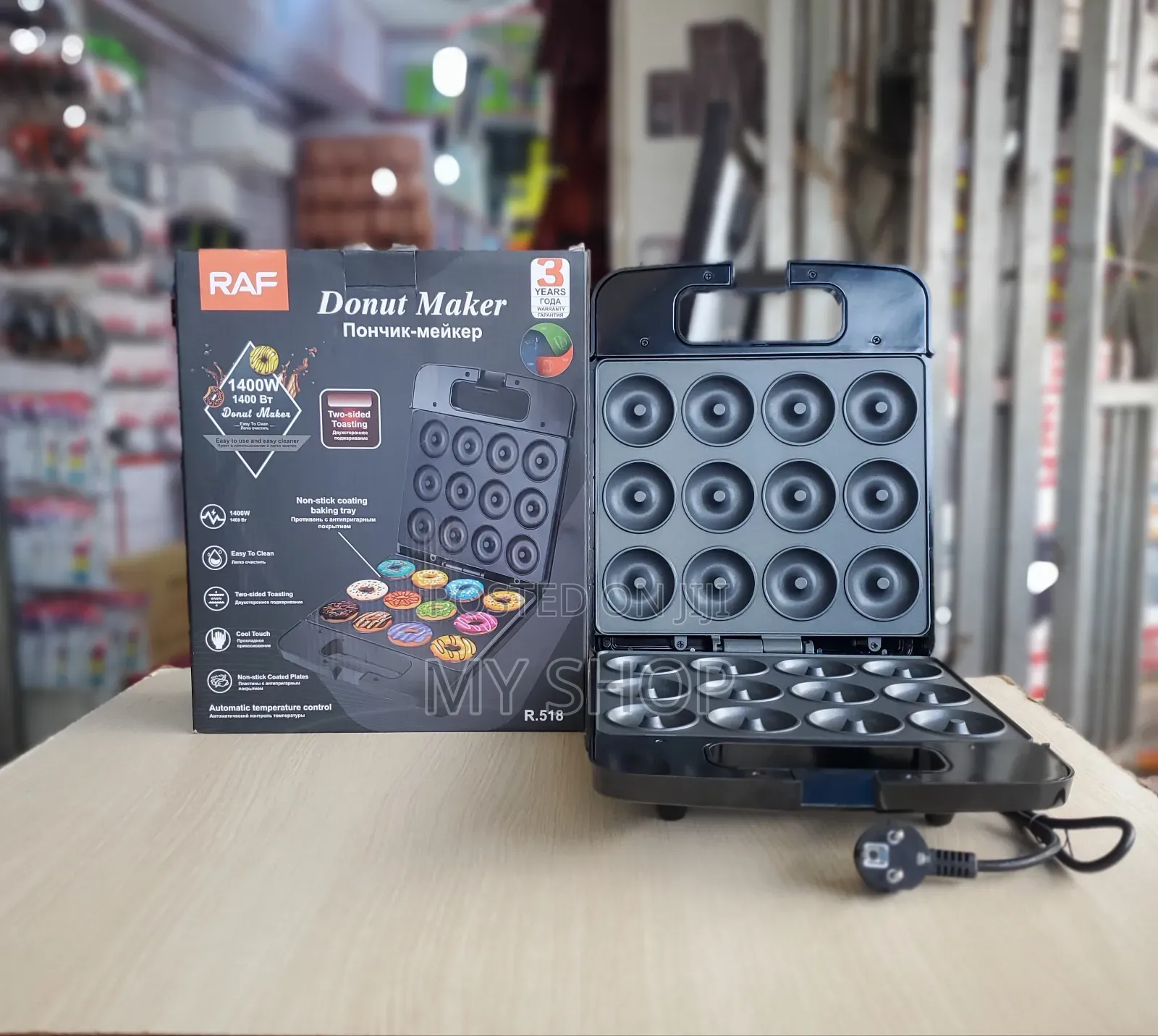 Mini Donut Maker Machine-12pieces Non Stick Plate R.518 in Central ...