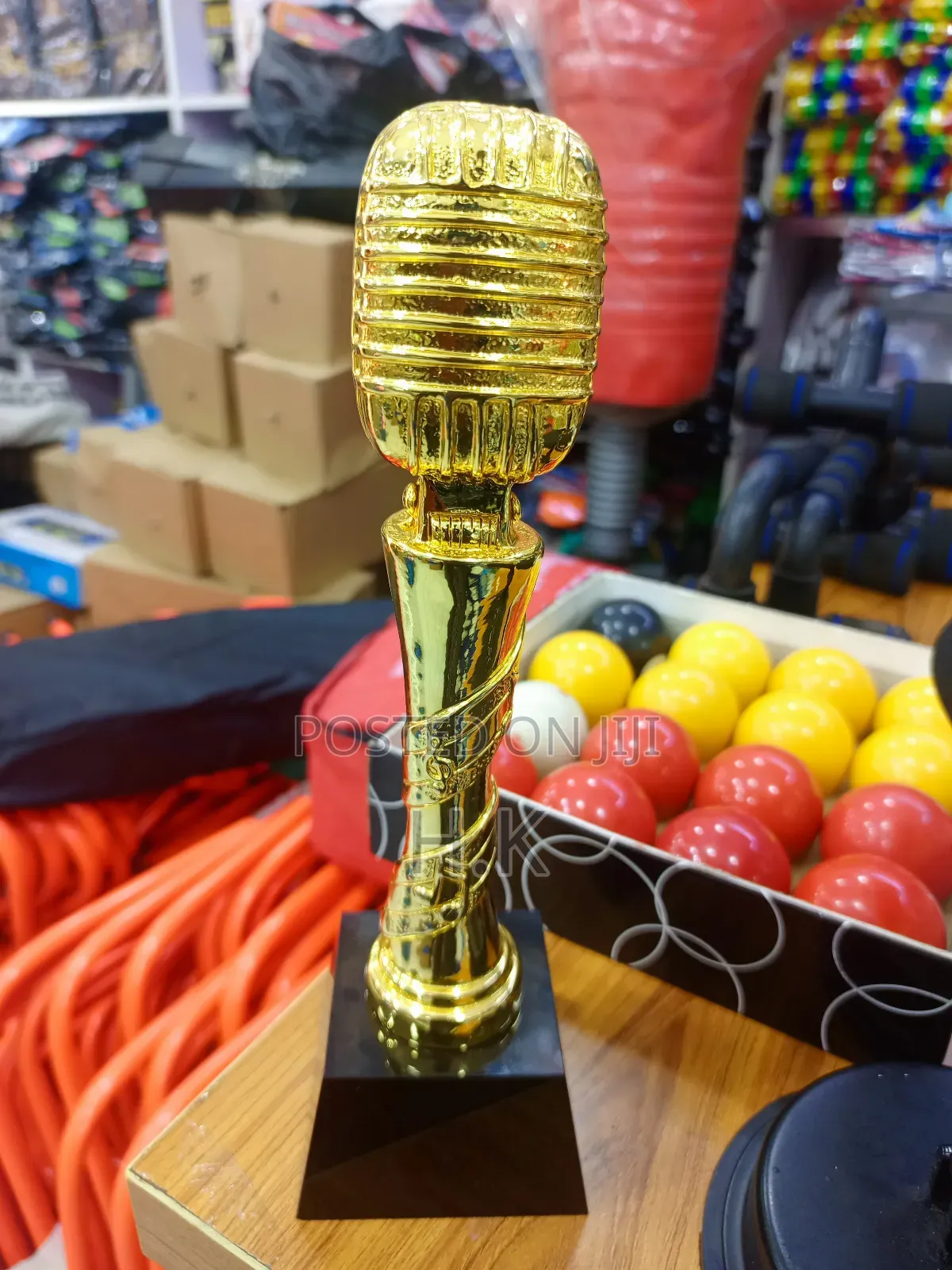 Golden Award Trophy for sale - H.K Price: USh 100,000 on Jiji.ug ...