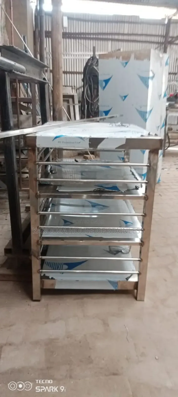 Big Stainless Steel Rack With Shelves in Rubaga - Restaurant & Catering ...