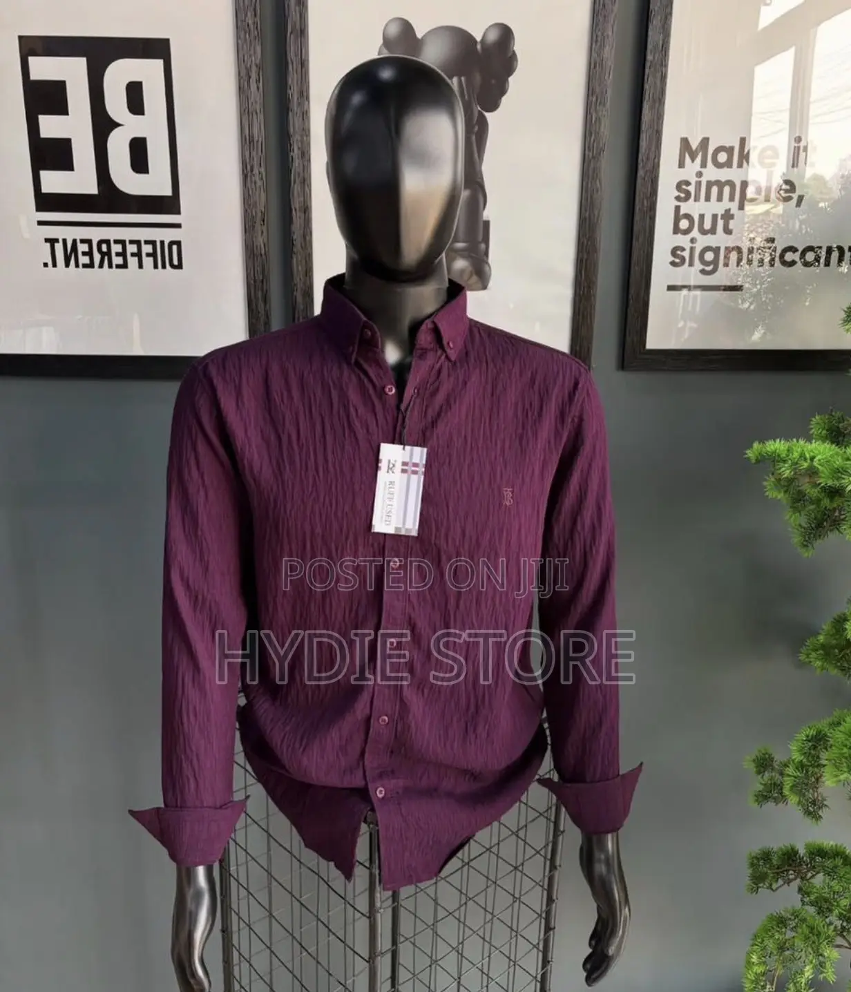 Classic Linen Plain Shirts in Central Division - Clothing, Hydie Store ...