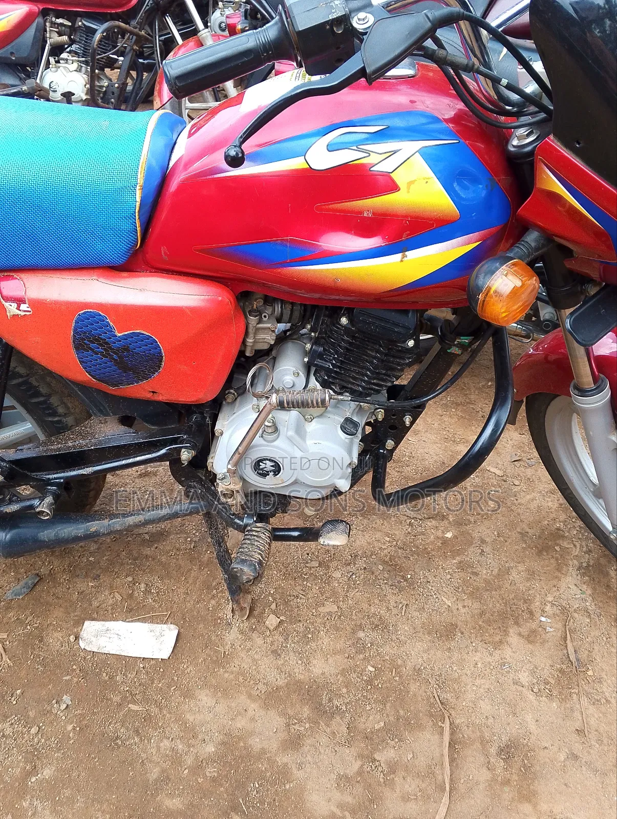 Bajaj Boxer 125 2024 Red for sale - Emma And Sons Motors Price: USh ...