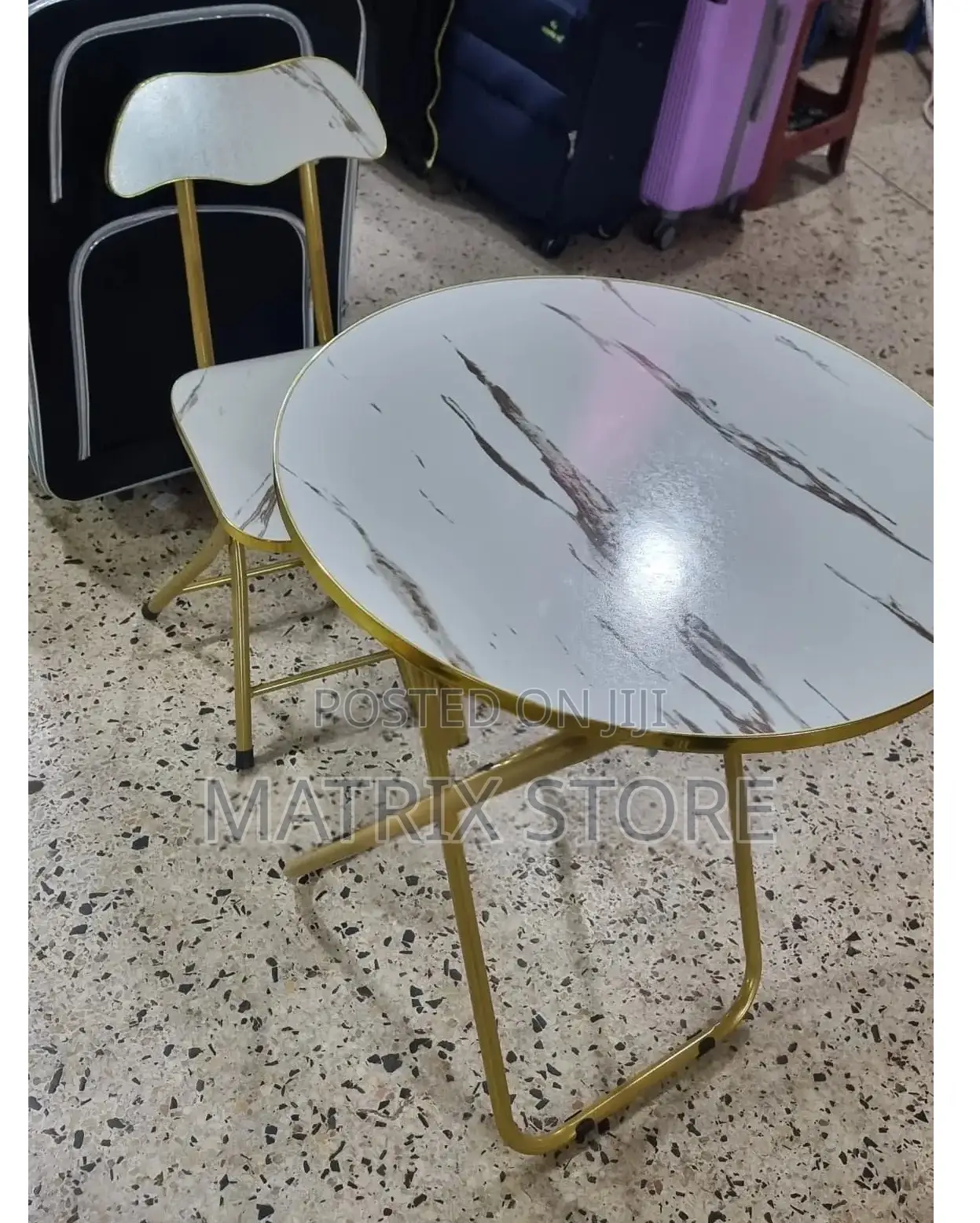 Flodable Table With Chair in Central Division - Furniture, Matrix Store ...