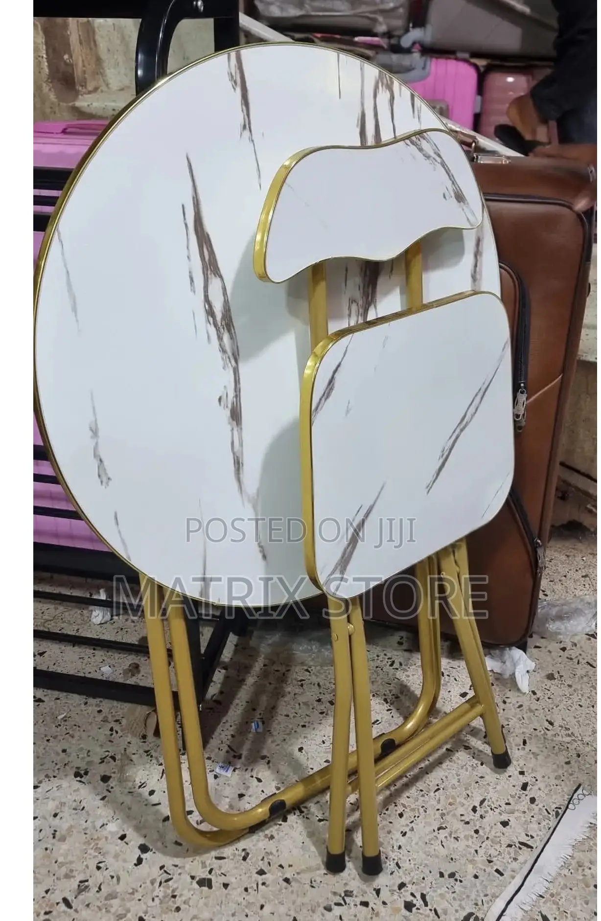 Flodable Table With Chair in Central Division - Furniture, Matrix Store ...