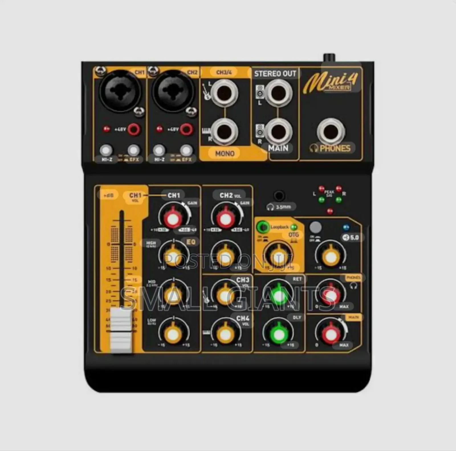 Portable 4-channel Dj Mixer Console in Central Division - Audio & Music ...