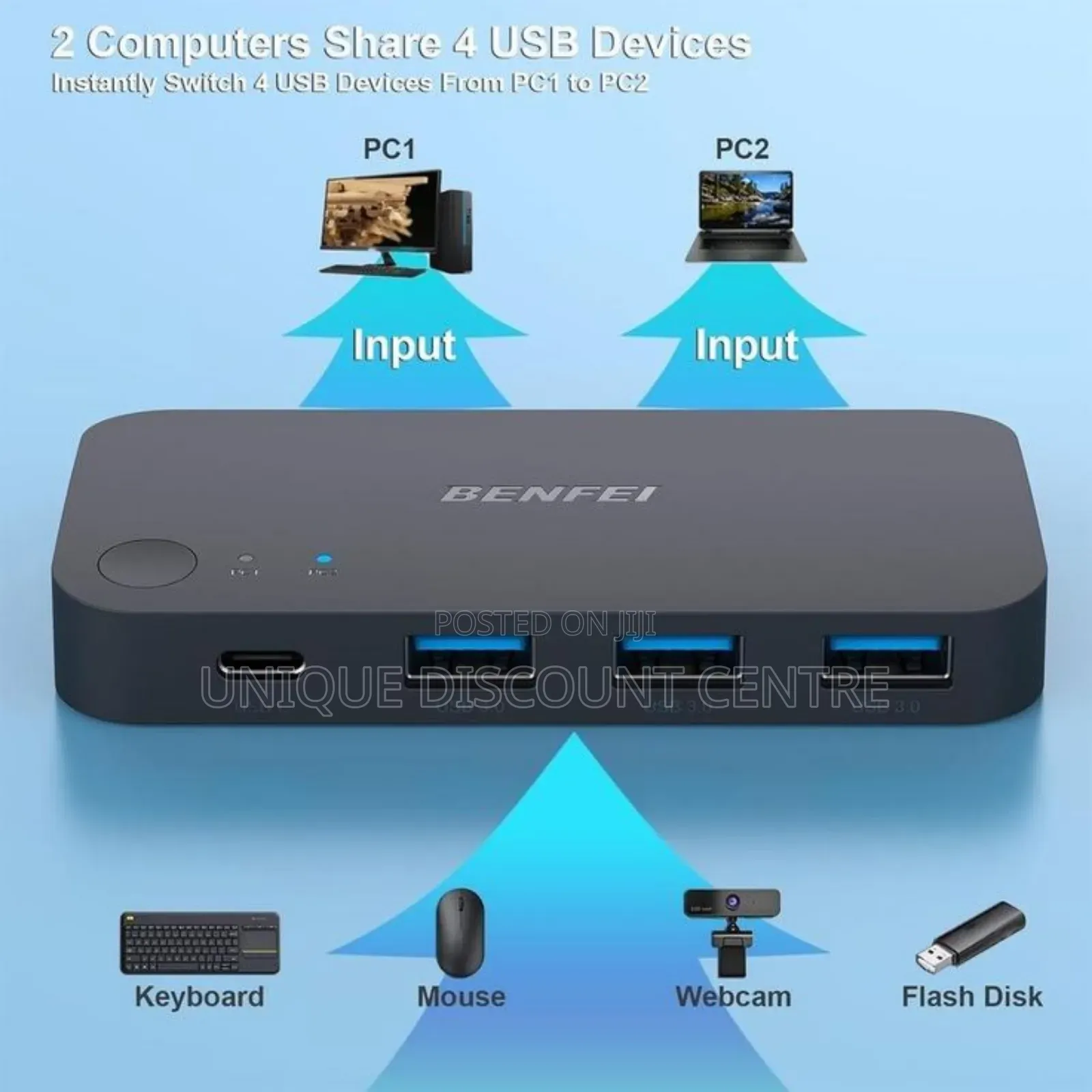 Usb Switch Selector 2 in 4 in Central Division - Computer Accessories ...