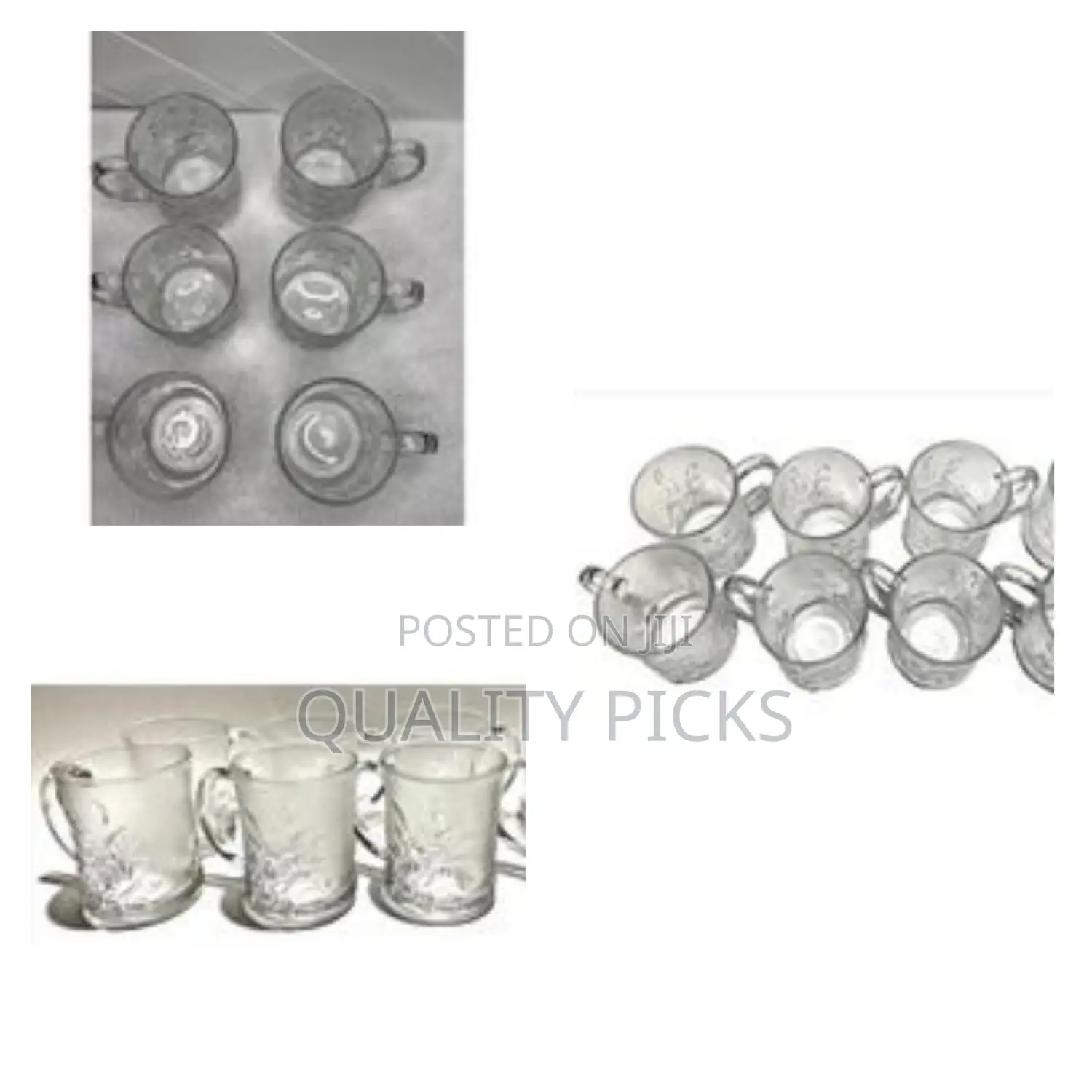 6 Pieces of Gold Line Glass Tea Coffee Cups Mugs in Central Division ...