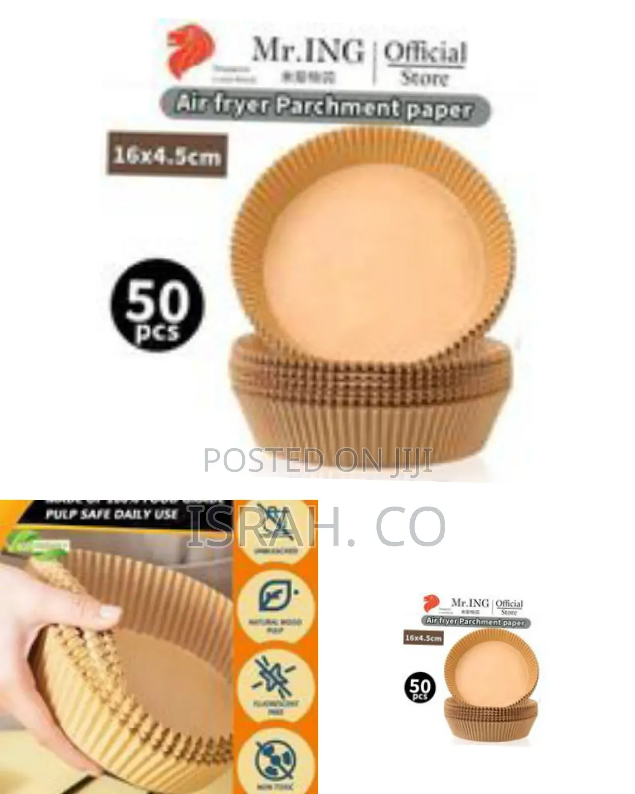 Disposable Air Fryer Parchment Paper Liners (50 Pcs) in Central ...