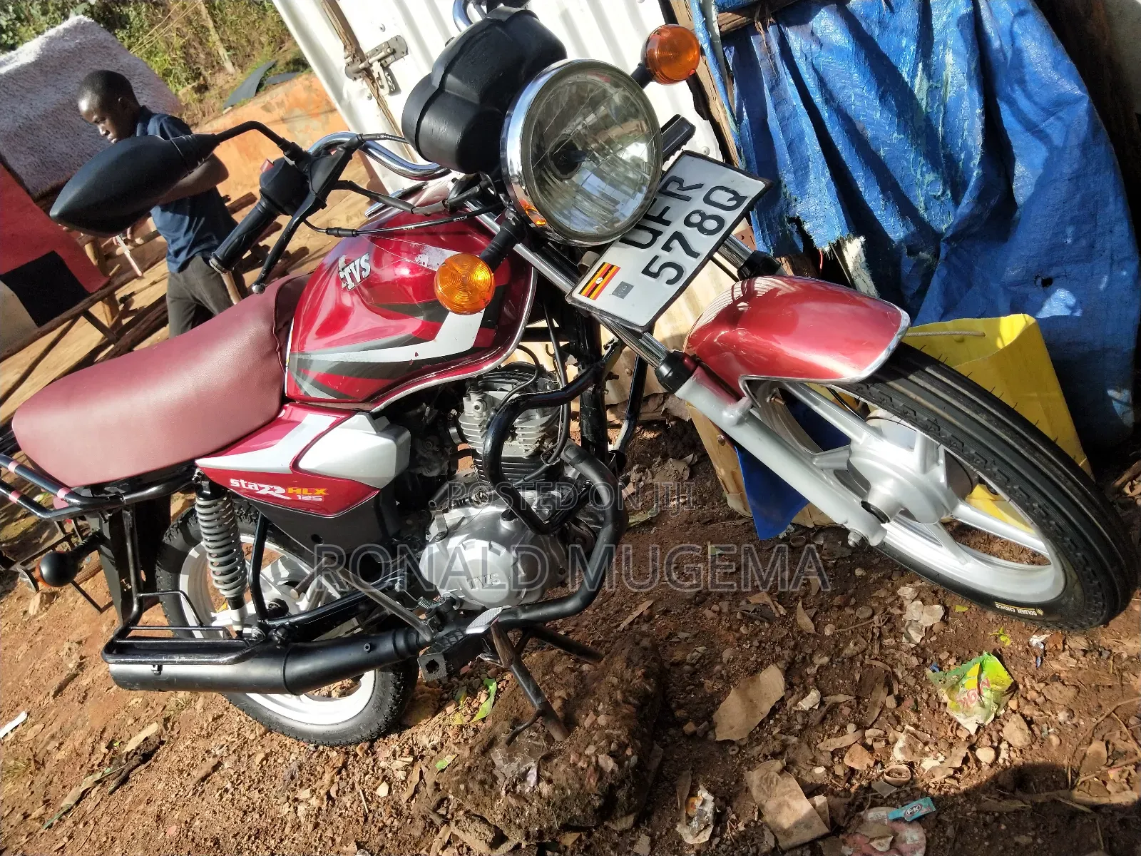 TVS HLX 125 2022 Red in Central Division - Motorcycles & Scooters ...