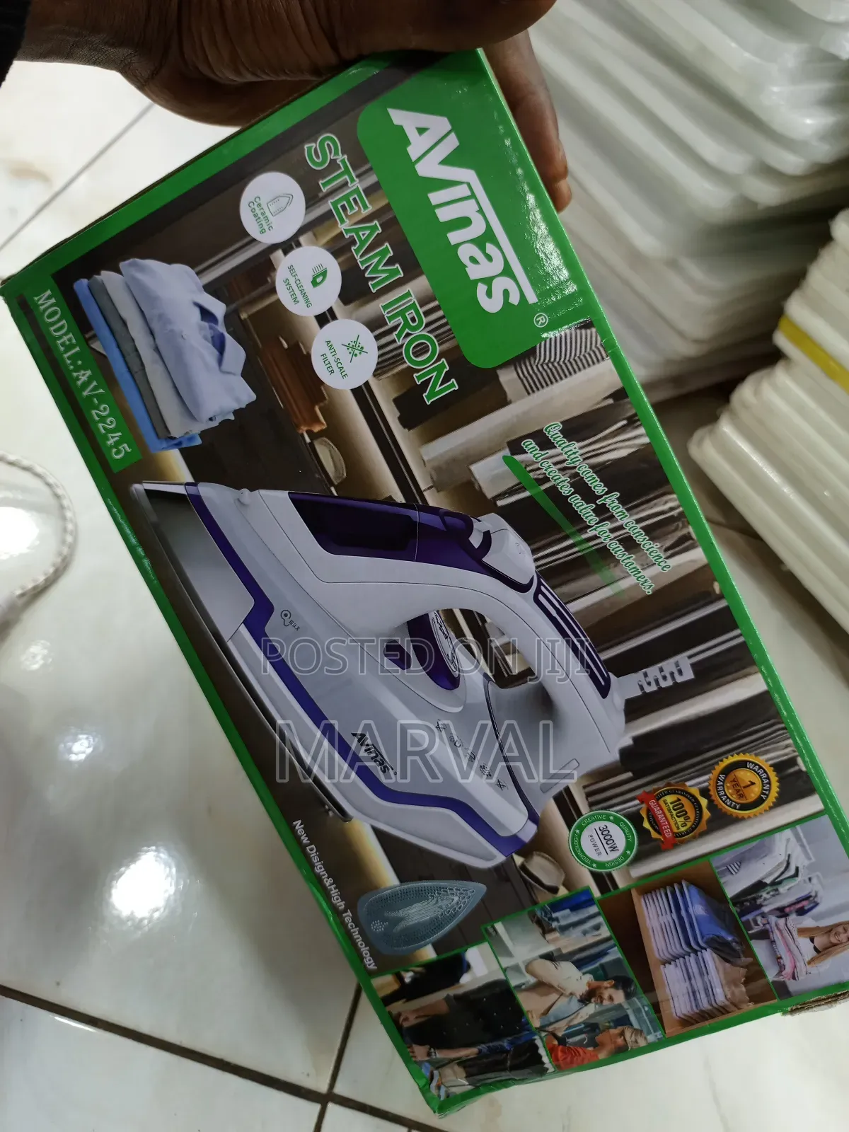 Avinas Professional Steam Iron, Model Av-2245. 3000w in Central ...
