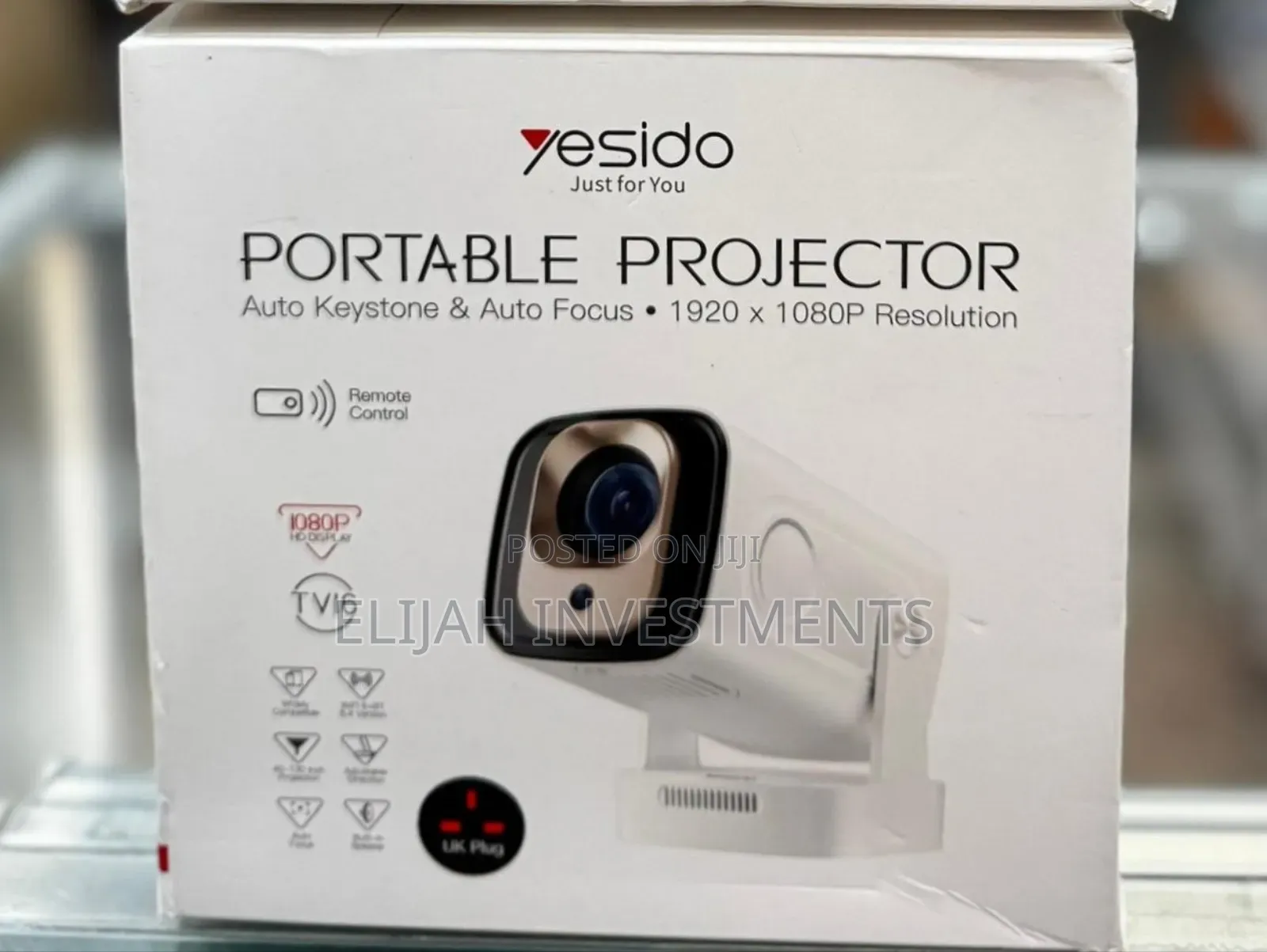 Yesido Portable Projector 1080p (Tv16) in Central Division - TV & DVD ...
