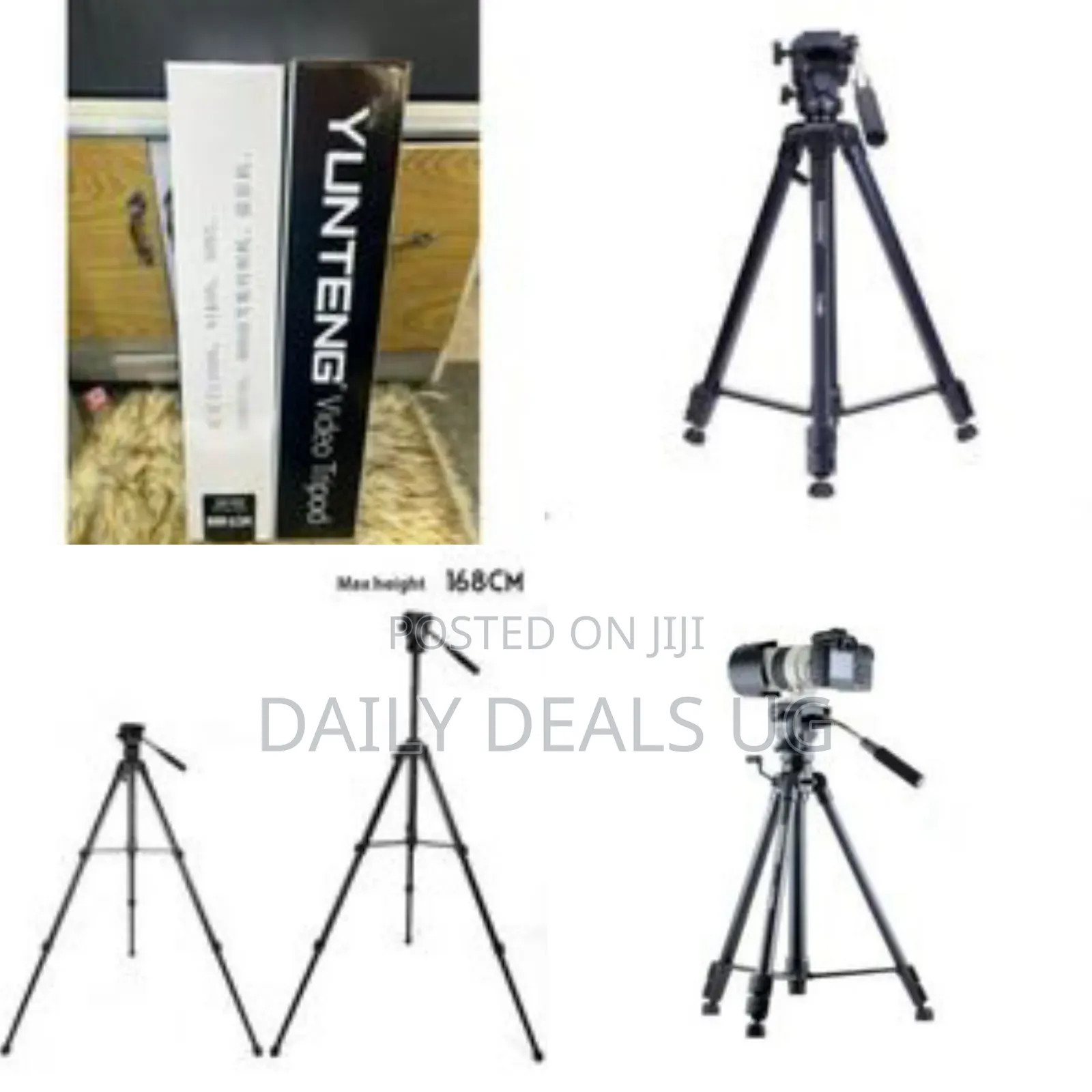 Yunteng Professional Camera Tripod With Fluid Head in Central Division ...