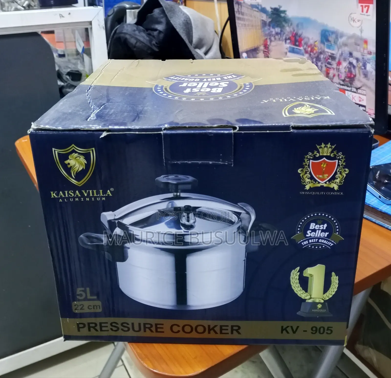 Kaisa Villa 5l Aluminium Pressure Cooker - Best Seller, Kv-905 in ...