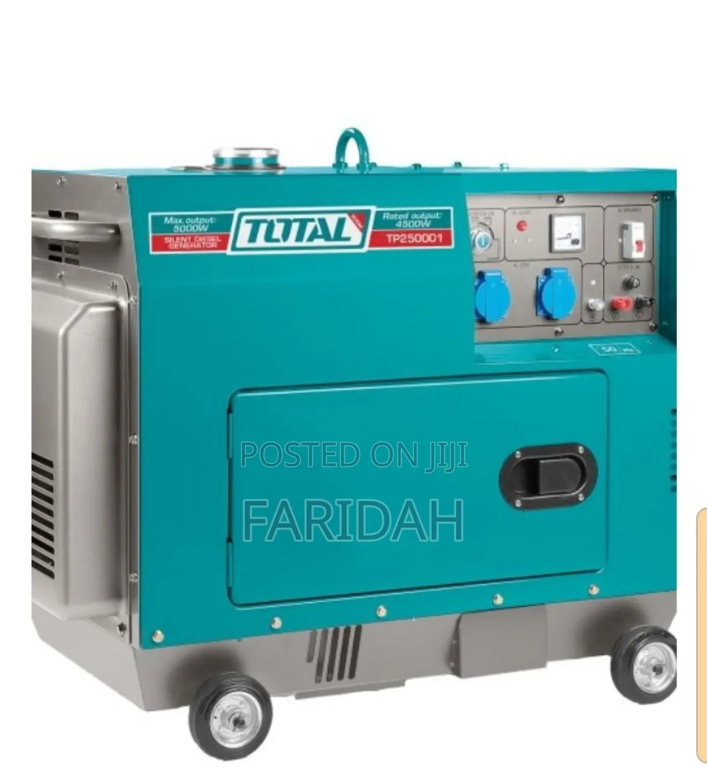 Total Silent Diesel Generator in Central Division - Electrical Equipment, Faridah Nakitende ...